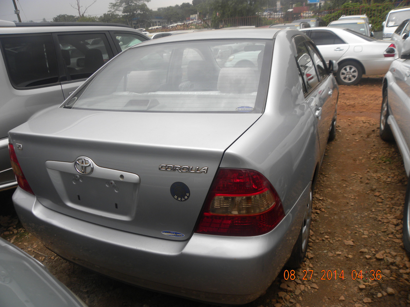Toyota Corolla Gray 2001 -1 - africa uganda business travel shop